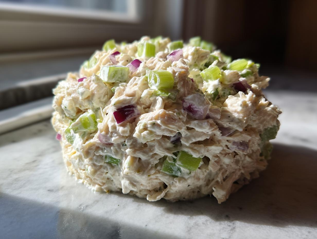 cottage cheese chicken salad: 1 amazing batch
