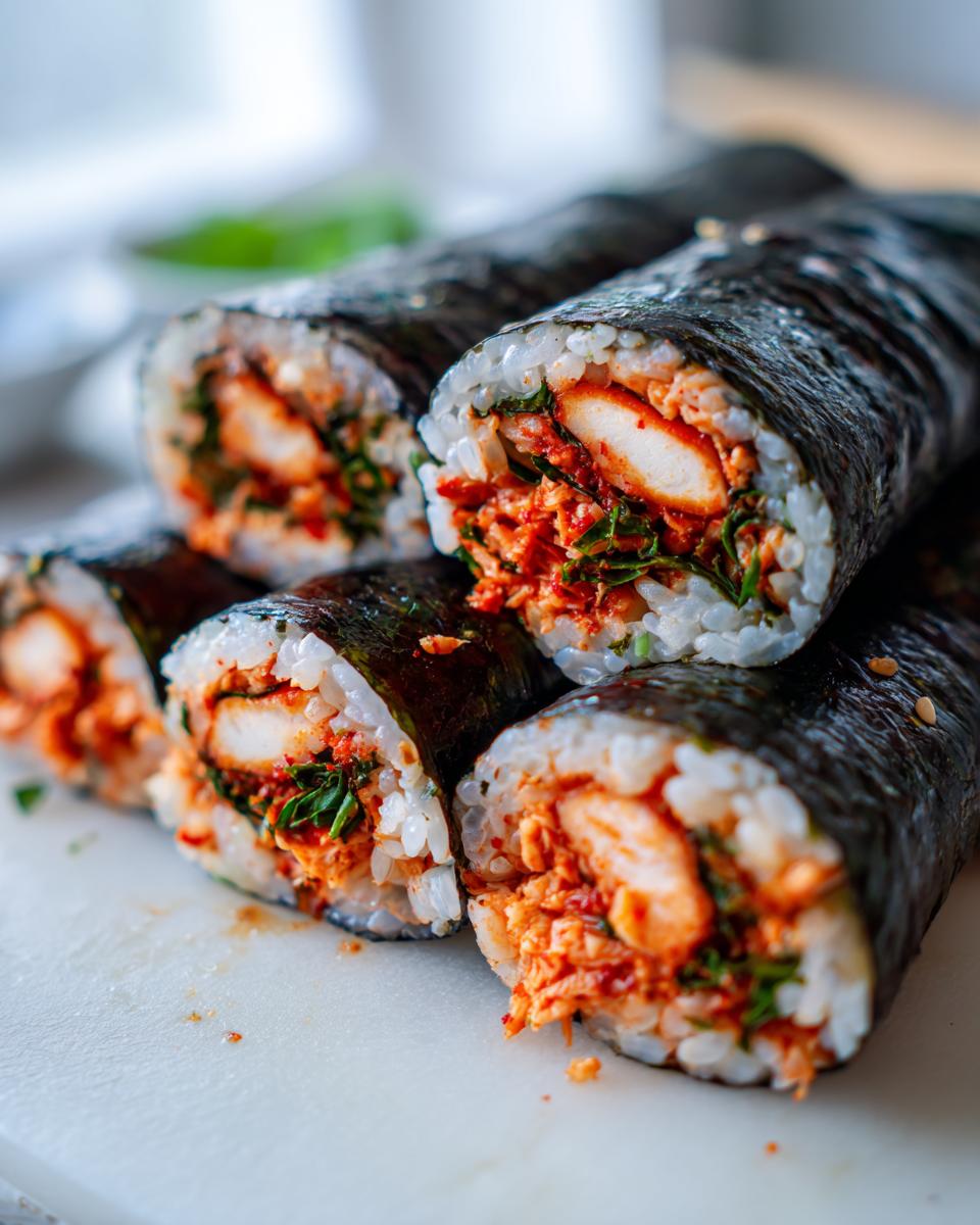 Amazing 15-min tuna kimbap joy